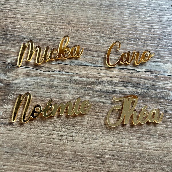 Place Cards Custom Place Card Wedding Name Card Wood Name Place Setting ...