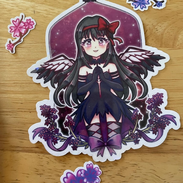 Madoka Magica Die-cut Vinyl Laminated Stickers [puella Magi Madoka ...
