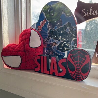 Personalized Superhero Name Plate, Avengers Desk Plate, Marvel Comics ...