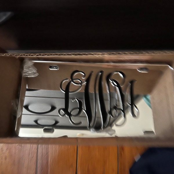 Custom Mirror "bronze" License Plate, Car Tag, Personalized Car Tag ...