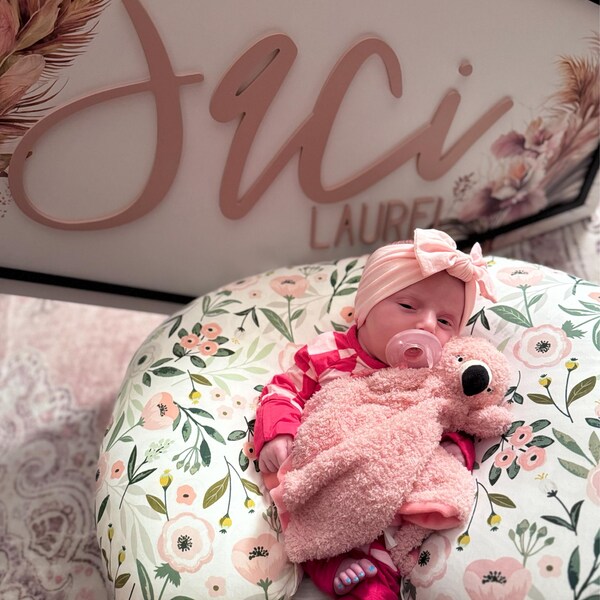 Boho Name Sign, Nursery Name Sign, Wooden Name Sign, Baby Shower Gift ...