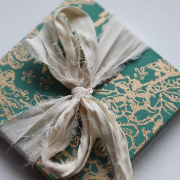 Premium White Handmade Paper Envelope With a Pointed Flap and Decked ...