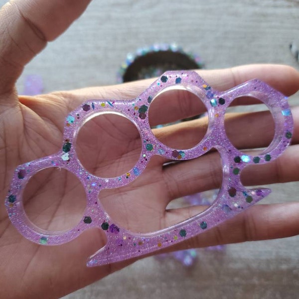 Brass Knuckles Mold Large Full Size Flexible Silicone Mould - Crafts ...