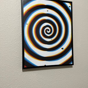 Smiley Optical Illusion Acrylic Painting Print Illusion - Etsy