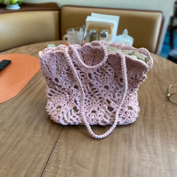 Crochet Raffia Oyster Shell Bag | Pearly Mussel Crossbody Bag | Knitted ...