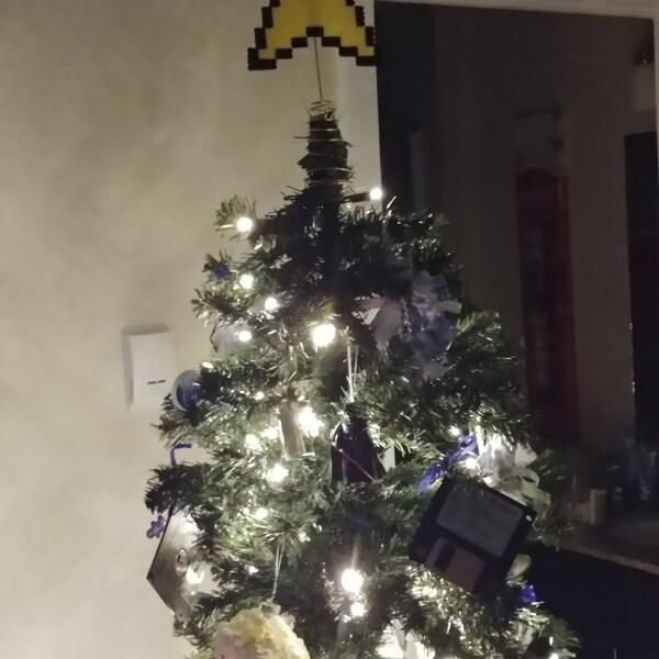 Super Mario Star Tree Topper - Etsy