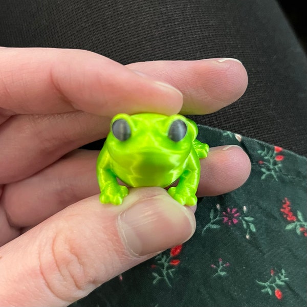 Fidget Frog Fidget Toy, Articulated Sensory Toy, Tiny Frogs, Flexible ...