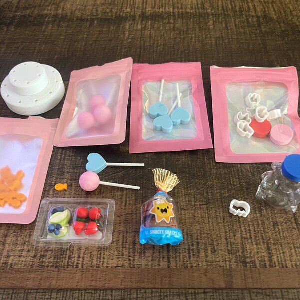 Miniature Store Individual Pieces Display | 1:6 Scale Accessories | 3D ...