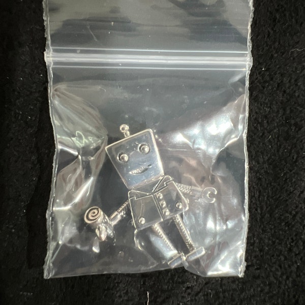 Pandora, New Bracelet Charms, Sterling Silver Rob Bot , S925, Fully ...