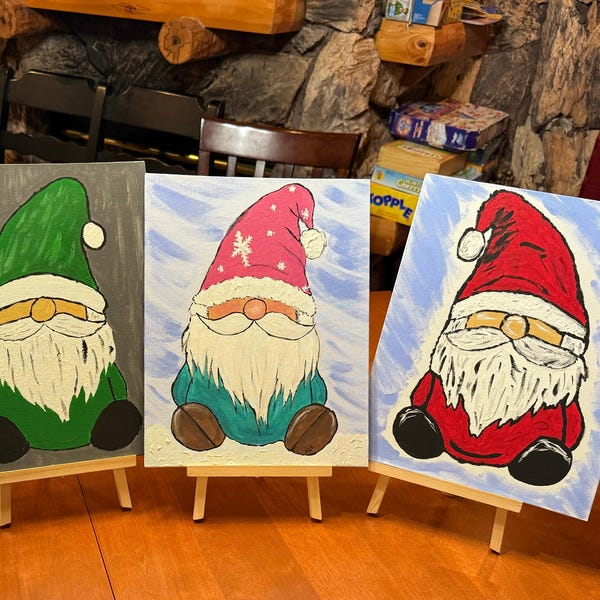 Ladies Night Out Sip and Paint Party Kit Canvas, Pre Drawn Template for ...