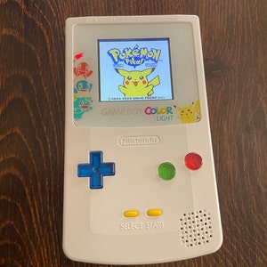Custom Backlit IPS XL Nintendo Gameboy Color Clear/white by | Etsy
