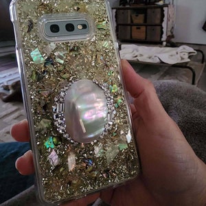 Custom Luxe Crystal & Pearl Embellished Phone Case High End - Etsy