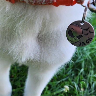 Brass Dog Tag, Personalized Brass Pet ID Tag, Custom Cat Tag, Unique ...