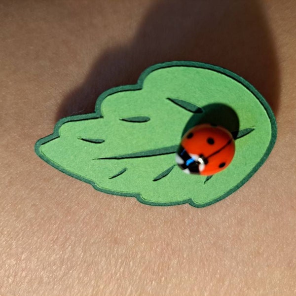 Realistic Ladybug Miniature Pin | Small Ladybird Push Pin | Tiny Red ...