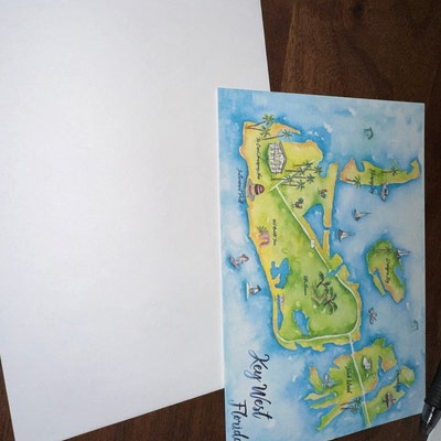 Heirloom Property Map Custom Watercolor Map Property Map Watercolor ...