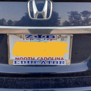 Delta Sigma Theta Social Worker License Plate Red Background - Etsy