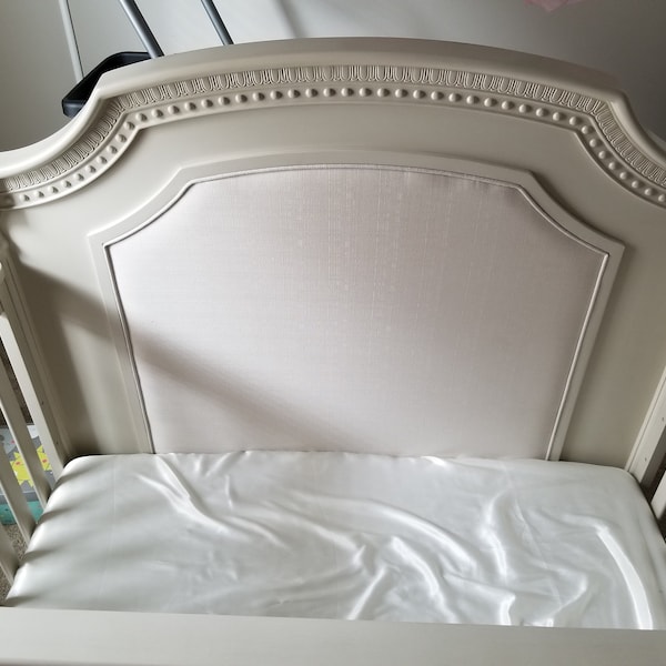 Handmade Charmeuse Satin Baby Fitted Crib Sheet - Etsy