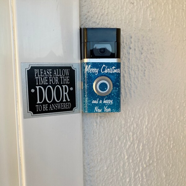 Ring Doorbell Christmas Sticker for Ring Doorbell 2, Ring Doorbell 2nd ...