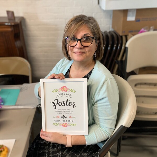 Pastor Gift Pastor Appreciation Wall Decor Minister Gift Personalized ...