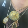 Azurite Divine Goddess Glowing Orgone EMF Protection Pendant, Radiation ...
