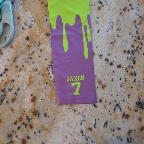 Custom Paint Drip ARM Sleeves for Kids and Adults, Personalized Arm ...