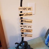 Custom RPG Player Initiative Trackers Clip-on Name Tags for Player ...