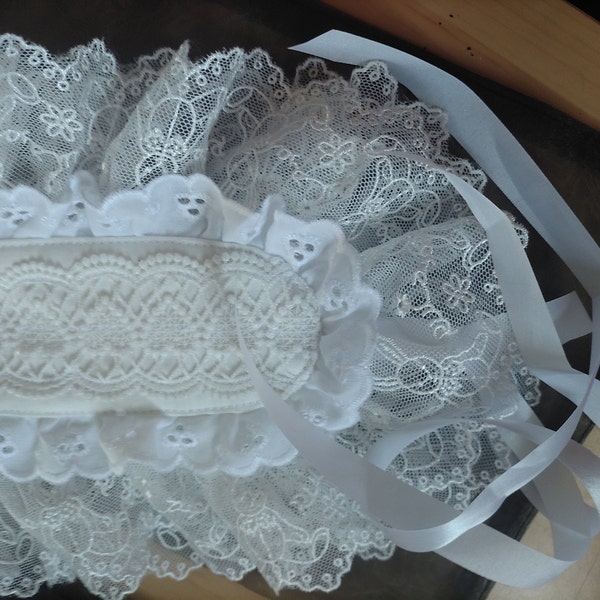 White Rabbit Lace Lolita Headband Gothic Hair Accessory - Etsy