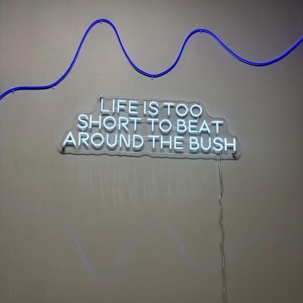 Soak in the Moment Neon Sign, Farmhouse Style Bathroom Sign, Above Tub ...