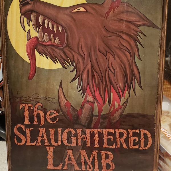 The Slaughtered Lamb Sign Inspired by an American Werewolf in London ...
