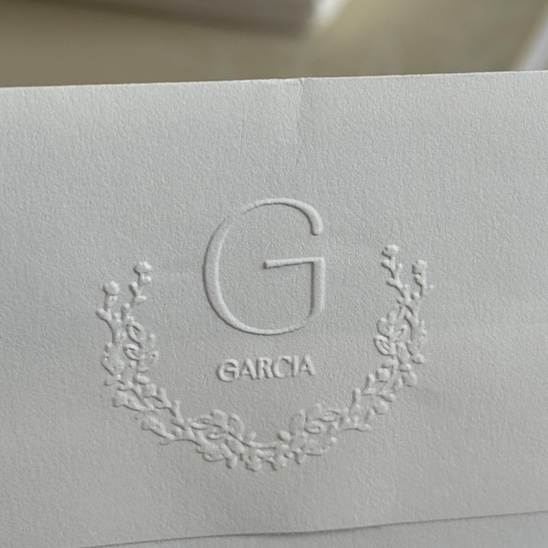 Wedding Logo Envelope Embosser for Wedding Invitations | Custom Last ...