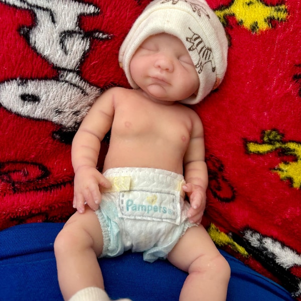7" Inch Doll Clothes Outfit Mini OOAK Polymer Clay Baby Dolls Reborns ...