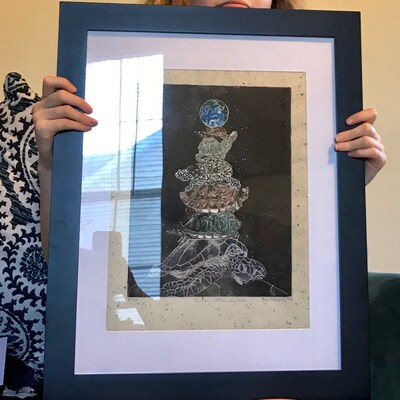 Archival Print of the Giant Pacific Octopus Screenprint - Etsy