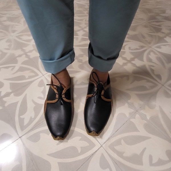 Genuine Leather, Hippie Shoes, Men's Shoes, Medieval Shoes, Boho Style ...