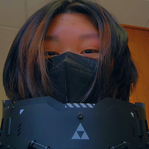 Armored Neck Cover Collar Futuristic Tactical Techwear Mecha ARMOR-X06N ...