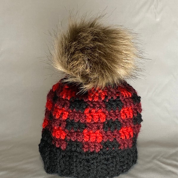 CROCHET PATTERN: Crochet Plaid Hats (crochet Pattern Download) Includes ...