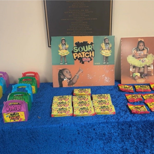 Sour Patch Kids Gift Box, Sour Patch Gift Box, Sour Patch Party Favor ...