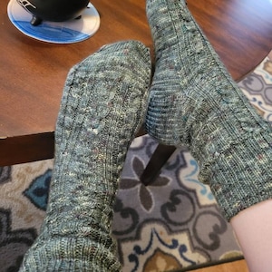 Easy Ribbed Socks Knitting Pattern Totally Rad Ribbed Socks - Etsy