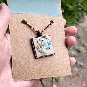 Heart Embroidery Pocket Mirror Kit Blank Compact Mirror for - Etsy