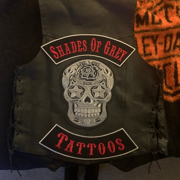 Custom Iron on Back Patches for Jackets * Personalize Your Jean Jacket ...