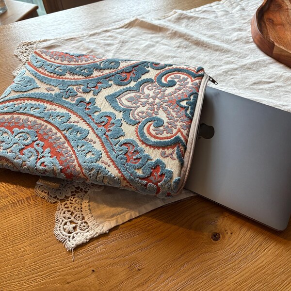 Handmade Laptop Sleeve, Quilted Laptop Case, MacBook Sleeve, Laptop ...