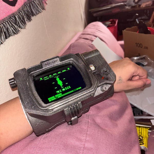 Pip Boy 3000 Fallout Cosplay Replica 3D Printed Pip Boy Fallout Cosplay ...