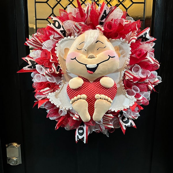 Santa Claus Wreath Attachment, Kris Kringle Wreath Attachment, Santa ...