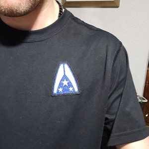 Gundam EFSF Earth Federation Space Force Logo Embroidered Sew on Patch ...