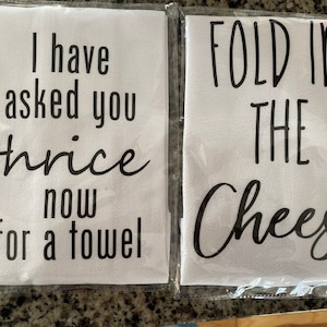 Bundle Sc's Quotes Kitchen Towels pick 2 From 12 Quotes asked You ...