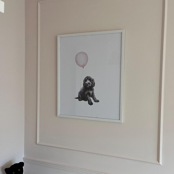 Puppy ALPHABET POSTER | Puppy Nursery Decor | Puppy Dog Wall Art for a ...