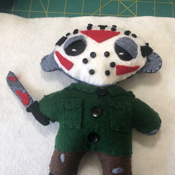 Horror Fan Felt Toy Pattern PDF - Instant Download - Horror Movie ...