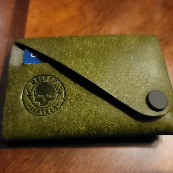 The Deadshot EDC Wallet, Leather Flap Wallet, Edc Leather, Edc Card ...