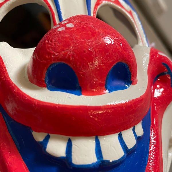 The 'clown' Mikey Adult Clown Mask 'clean' - Etsy