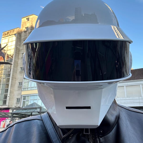 Daft Punk Helmet, Guy Manuel Chrome Helmet, Helmet From Chrome, Head ...