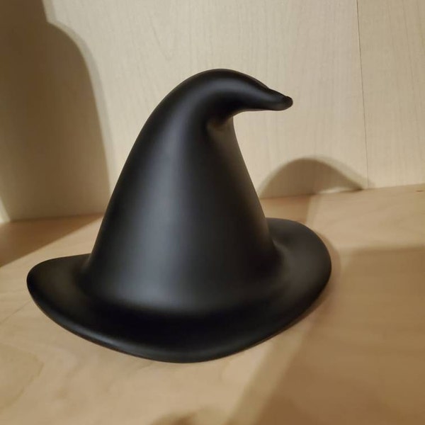 Small Glass Witch's Hat (straight Brim) - Etsy